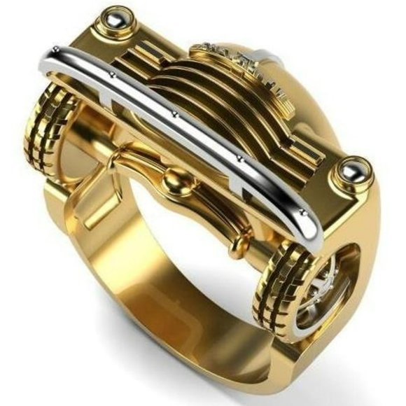 Accessories | Twotone Mechanical Precision Car Model Ring | Poshmark